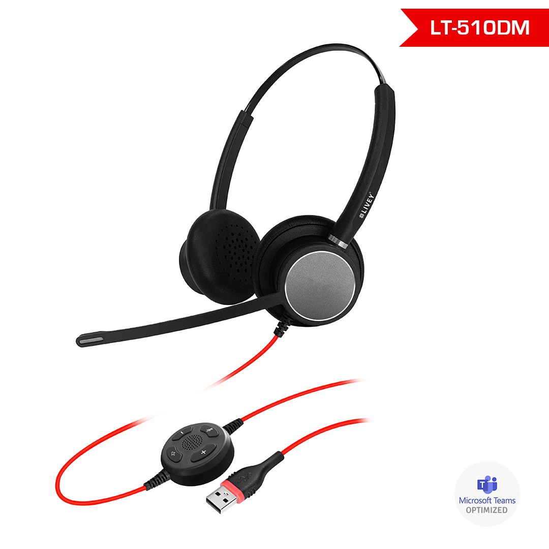 Stellar 510 Series Wired Headset - Livey Technologies, USA